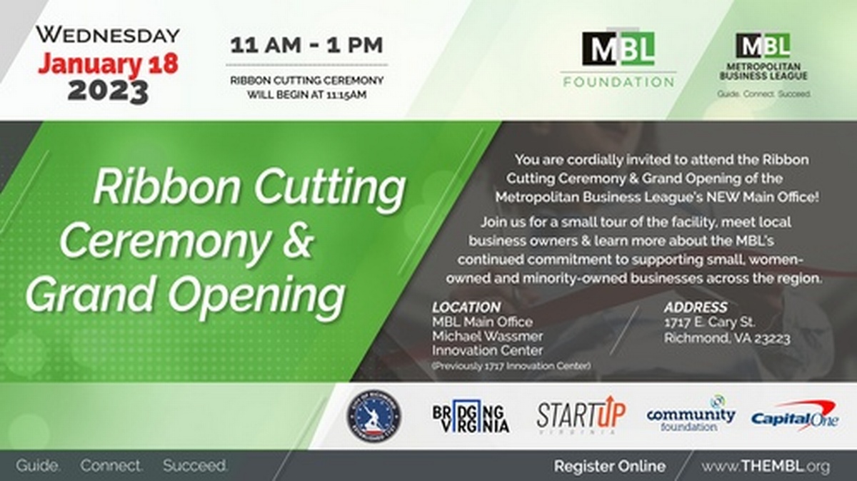 MBL Ribbon Cutting Ceremony & Grand Opening - Jan 18, 2023 - Events