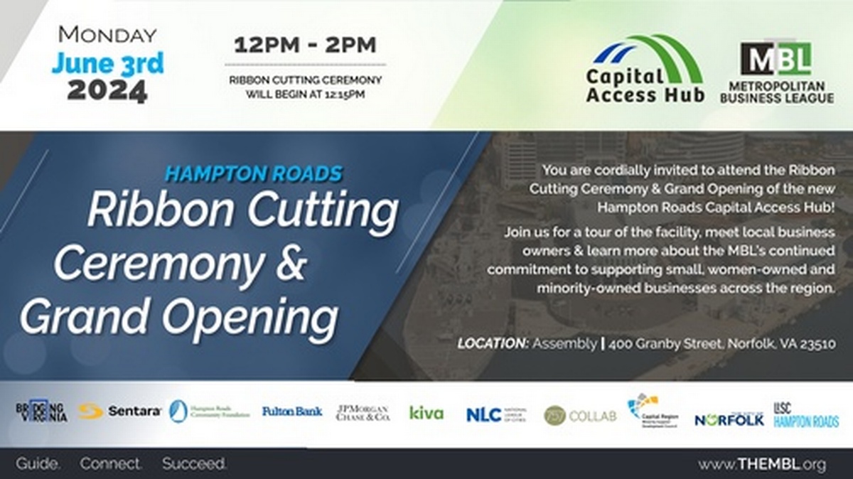 Ribbon Cutting Ceremony & Grand Opening Hampton Roads - Jun 3, 2024 ...