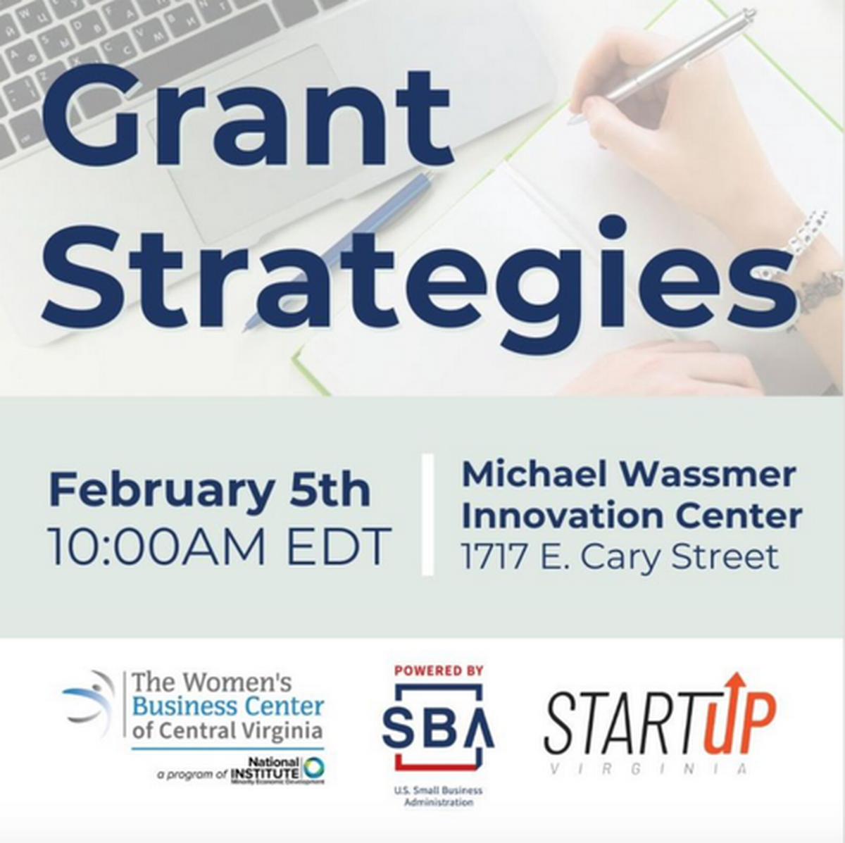 Grant Strategies - POSTPONED to VIRTUAL 2/12/2025 - Feb 5, 2025 - Events