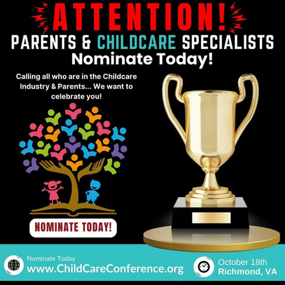 Child Care Conference's Parents & Childcare Specialists Nomination ...